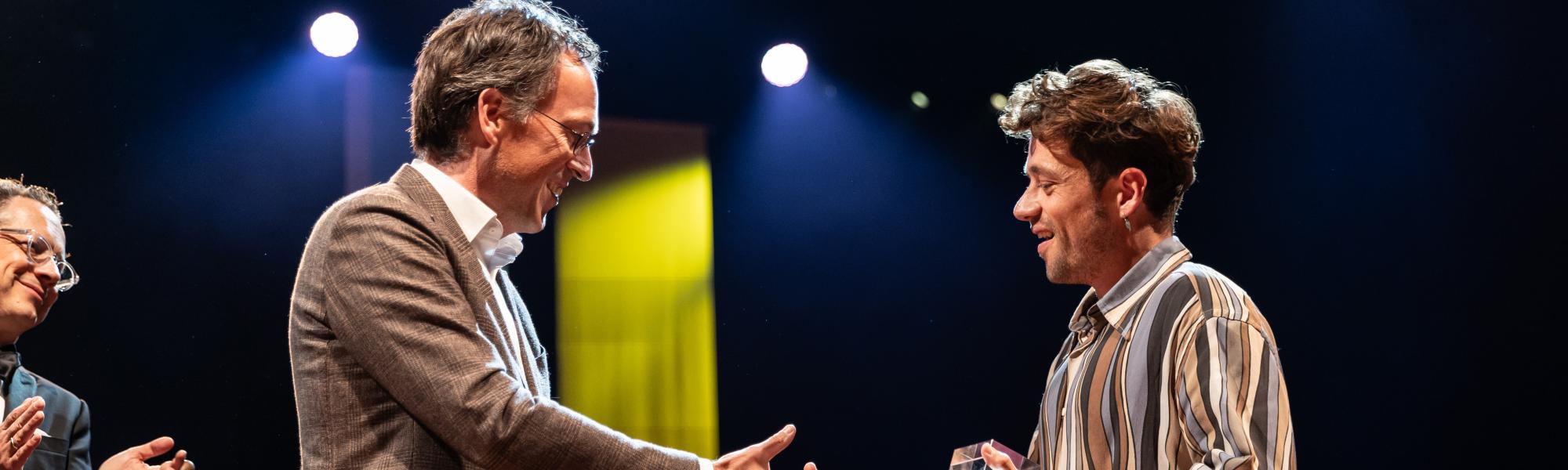 Camiel Jansen winnaar Rogier van Otterloo Award 2023 - Jong Metropole